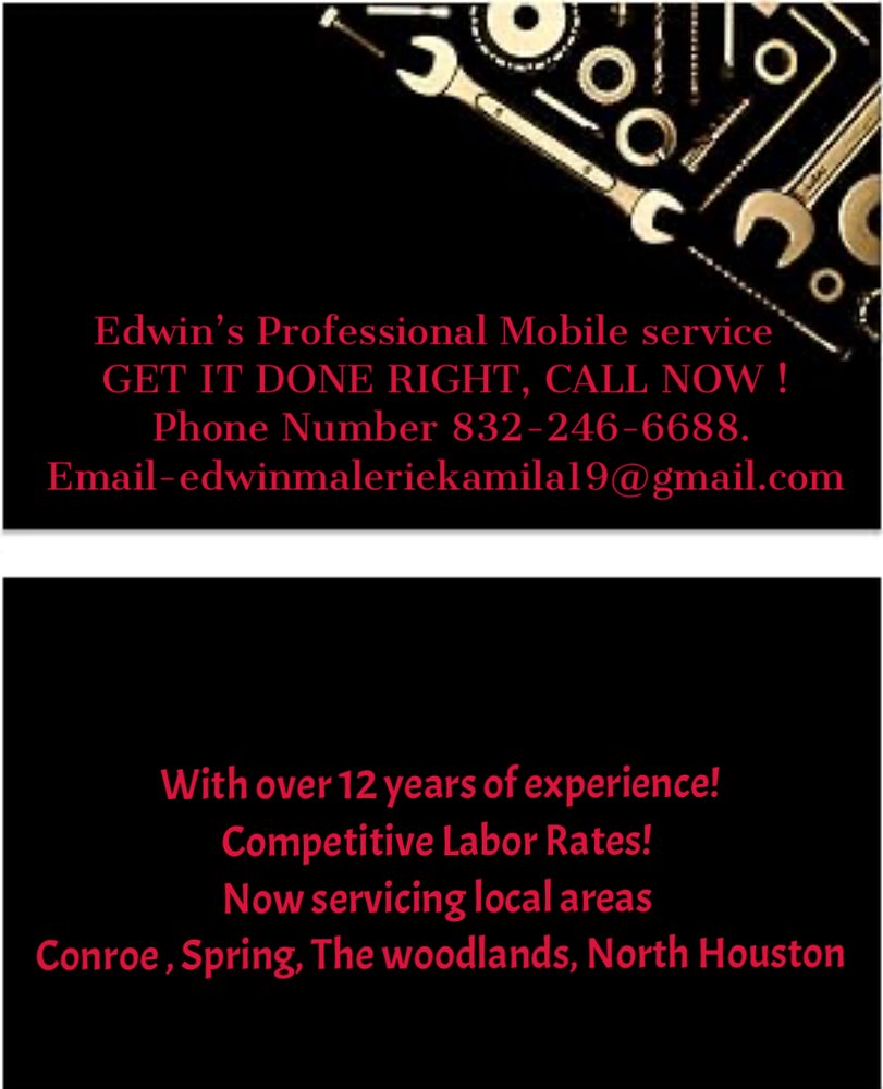 EDWINS MOBILE PROFESSIONAL SERVICE - Updated August 2025 - Request a ...