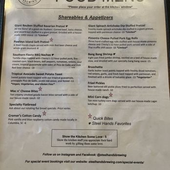 STEEL HANDS BREWING - Updated November 2024 - 187 Photos & 121 Reviews ...