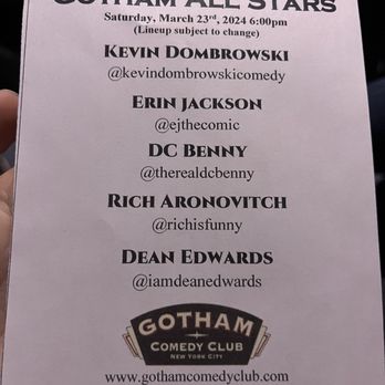 GOTHAM COMEDY CLUB - Updated December 2025 - 261 Photos & 557 Reviews ...