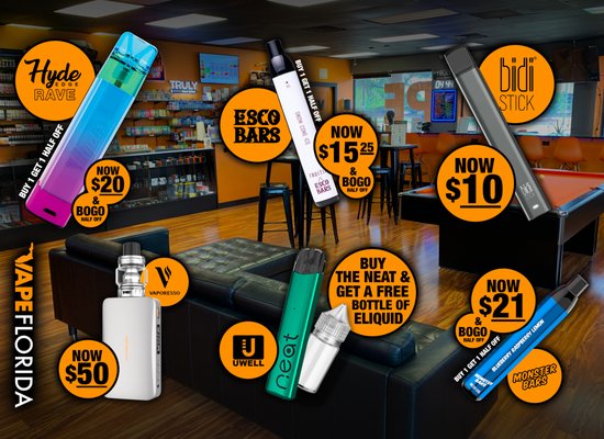 VAPE FLORIDA - Updated December 2024 - 570 Photos - 7025 N Wickham Rd ...