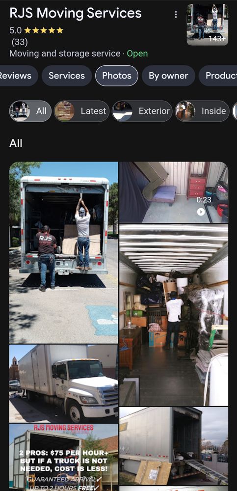 RJS MOVING SERVICES - Updated October 2025 - 116 Photos & 17 Reviews ...