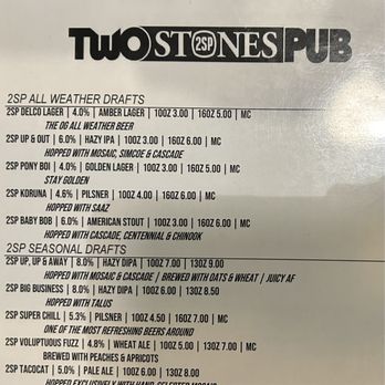 TWO STONES PUB - Updated July 2025 - 307 Photos & 439 Reviews - 1203 ...