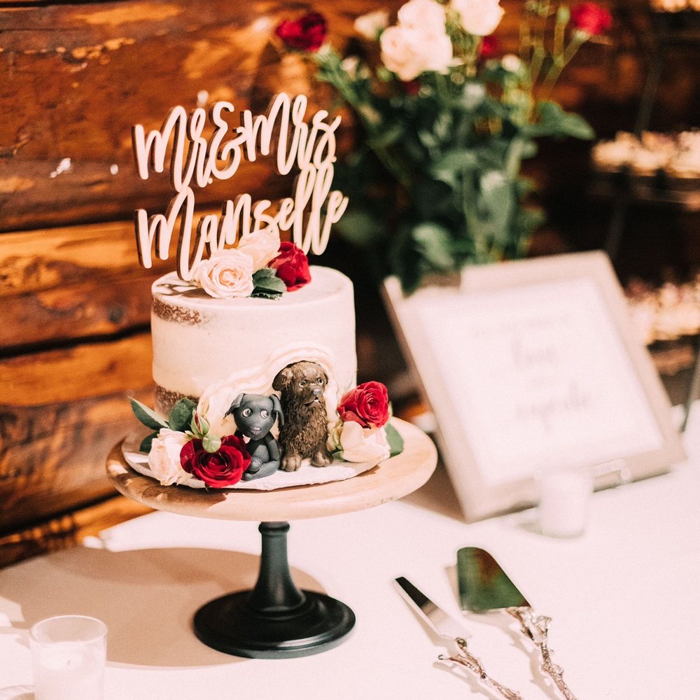 Ti And Tiny Wedding Cake