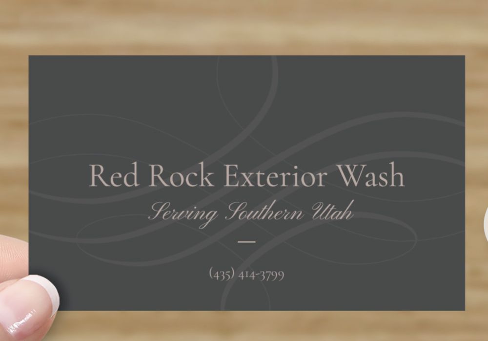 RED ROCK EXTERIOR WASH - Request a Quote - Washington, Utah - Window ...