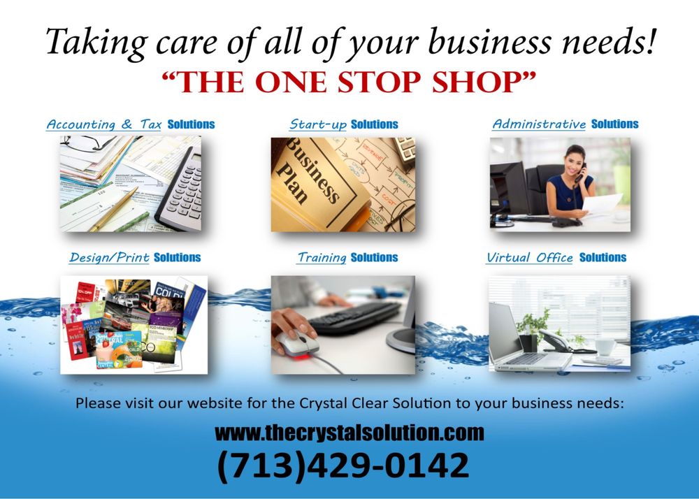 CRYSTAL CLEAR BUSINESS SOLUTIONS - Updated April 2026 - 10101 Fondren ...