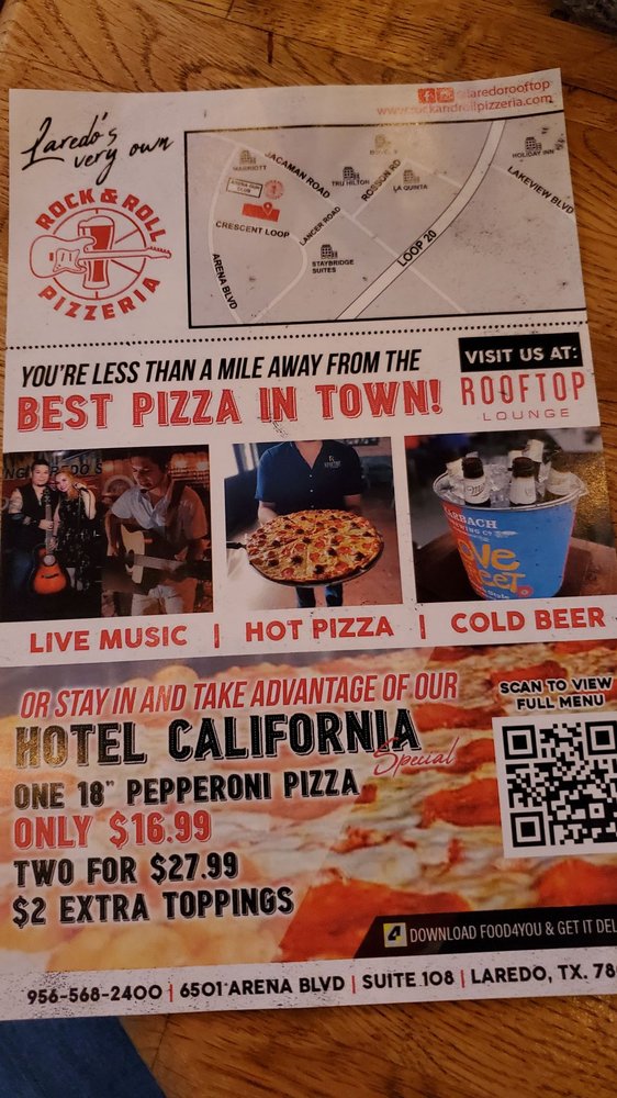ROCK & ROLL PIZZA - Updated December 2025 - 6501 Arena Blvd, Laredo ...