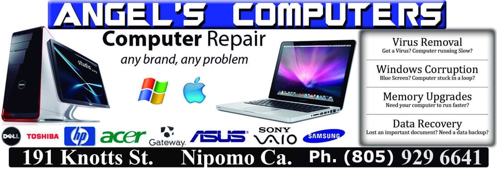 ANGEL’S COMPUTERS - Updated December 2025 - 191 E Knotts St, Nipomo ...