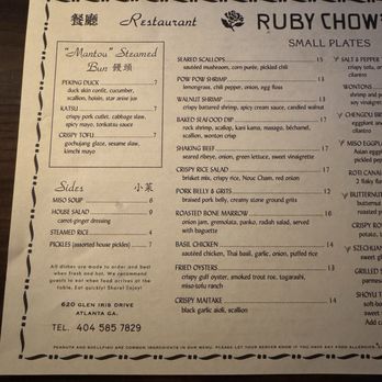 RUBY CHOW’S - Updated May 2025 - 1126 Photos & 407 Reviews - 620 Glen Iris Dr NE, Atlanta ...