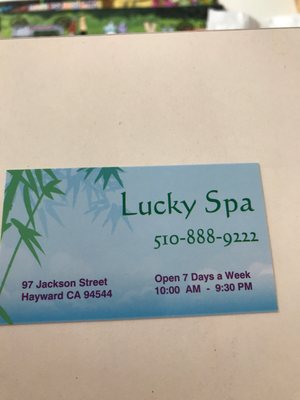 LUCKY SPA - 97 Jackson St, Hayward, CA - Yelp