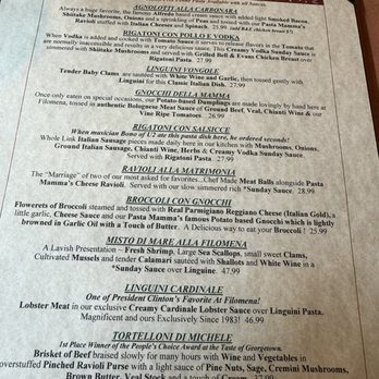 FILOMENA RISTORANTE - Updated October 2024 - 4387 Photos & 3534 Reviews ...