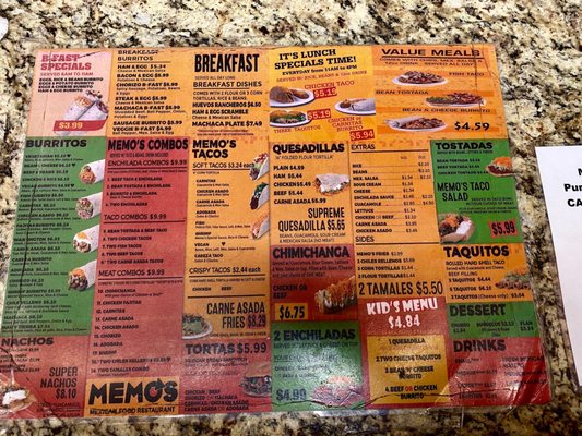 MEMO’S - Updated May 2024 - Yelp