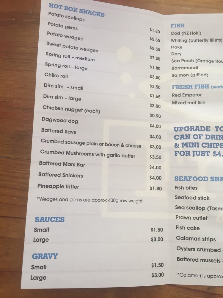 FISH N CHIPS 101 - Updated October 2025 - 1B/19 Chancellor Village Blvd ...