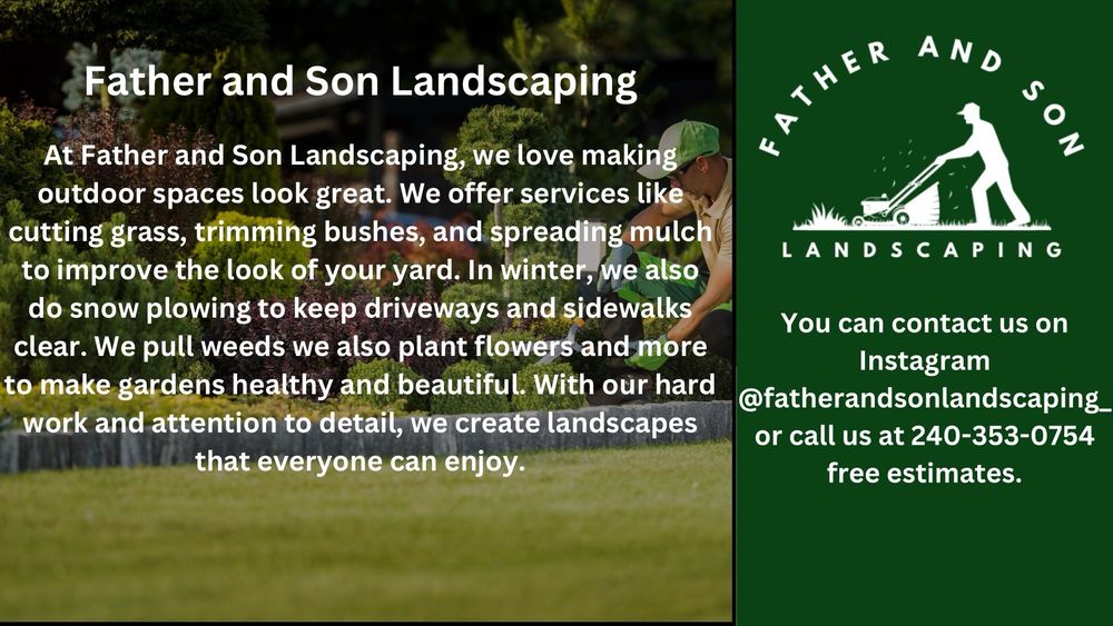 Father And Son Landscaping