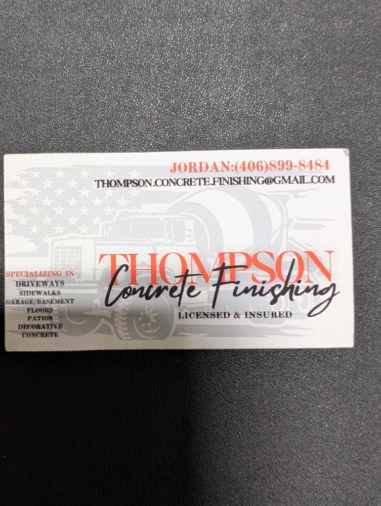 THOMPSON CONCRETE FINISHING - Updated August 2025 - Request a Quote ...