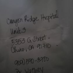 CANYON RIDGE HOSPITAL - 25 Photos & 198 Reviews - 5353 G St, Chino ...