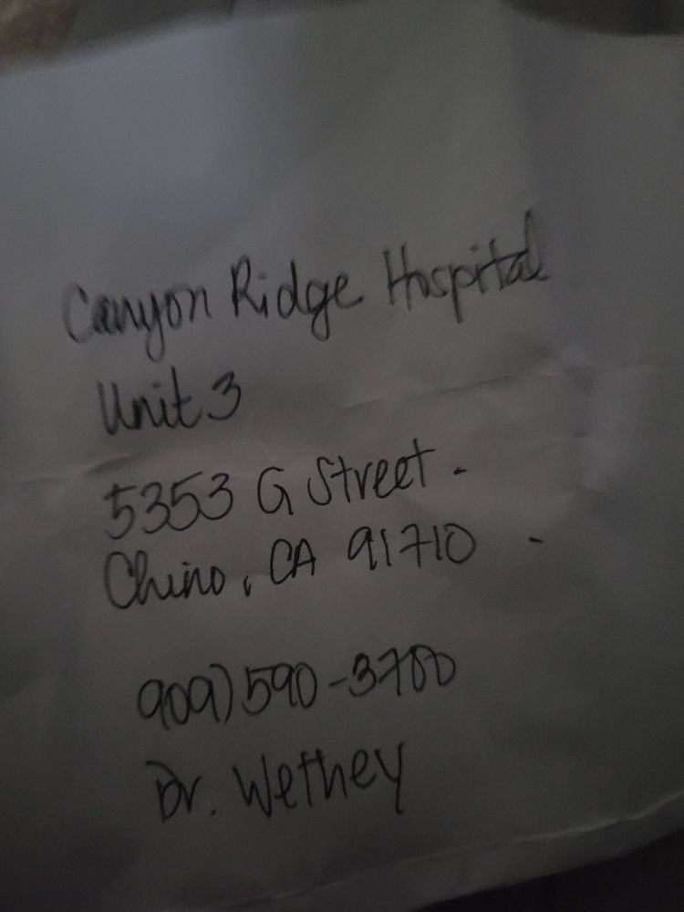 CANYON RIDGE HOSPITAL - 17 Photos & 171 Reviews - 5353 G St, Chino, CA ...