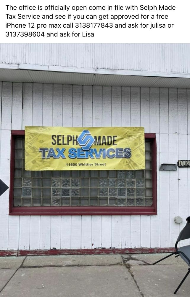 SELPH MADE TAX SERVICE -WHITTIER - Updated November 2025 - 11600 Whittier, Detroit, Michigan ...