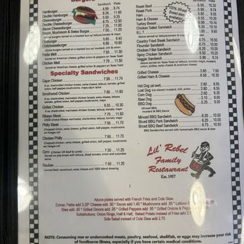 LIL REBEL FAMILY RESTAURANT - Updated December 2025 - 24 Photos & 51 ...