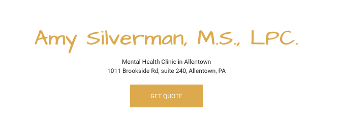 AMY SILVERMAN, MS LPC - Updated August 2024 - 1011 Brookside Rd ...