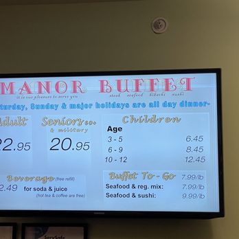 MANOR BUFFET - Updated August 2025 - 229 Photos & 347 Reviews - 2090 ...