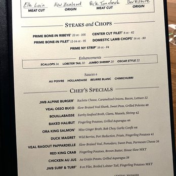 JWB PRIME STEAK AND SEAFOOD - Updated December 2025 - 49 Photos & 32 ...