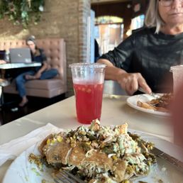 Chicken and Peppers Crepe