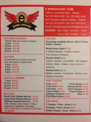 E WING HOUSE - Updated December 2025 - 45 Photos & 38 Reviews - 1956 S Uviversity Bblvd, Mobile ...