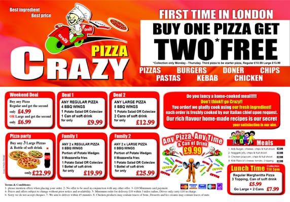 Crazy Pizza - Trusted Since 2013 - Updated July 2025 - 88 Brownhill ...