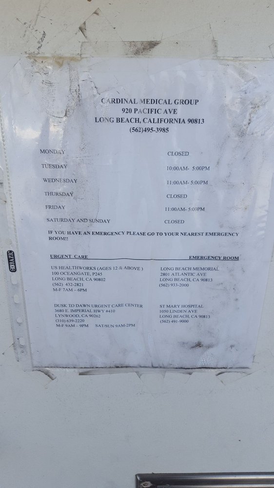 CARDINAL MEDICAL GROUP - Updated December 2025 - 920 Pacific Ave, Long ...