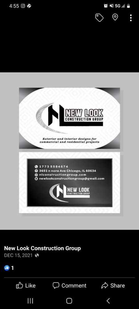 NEW LOOK CONSTRUCTION GROUP - Updated July 2025 - Chicago, Illinois ...