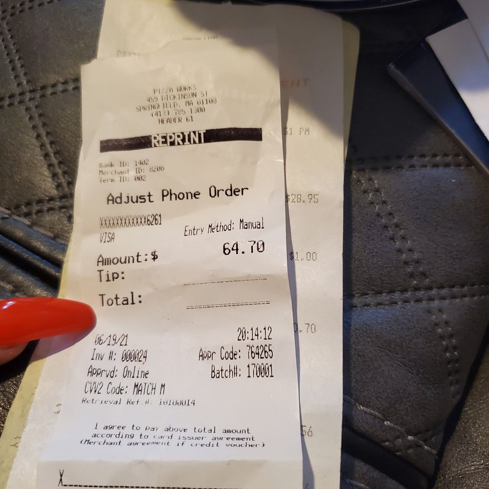 PIZZA WORKS - Updated October 2025 - 44 Reviews - 459 Dickinson St ...