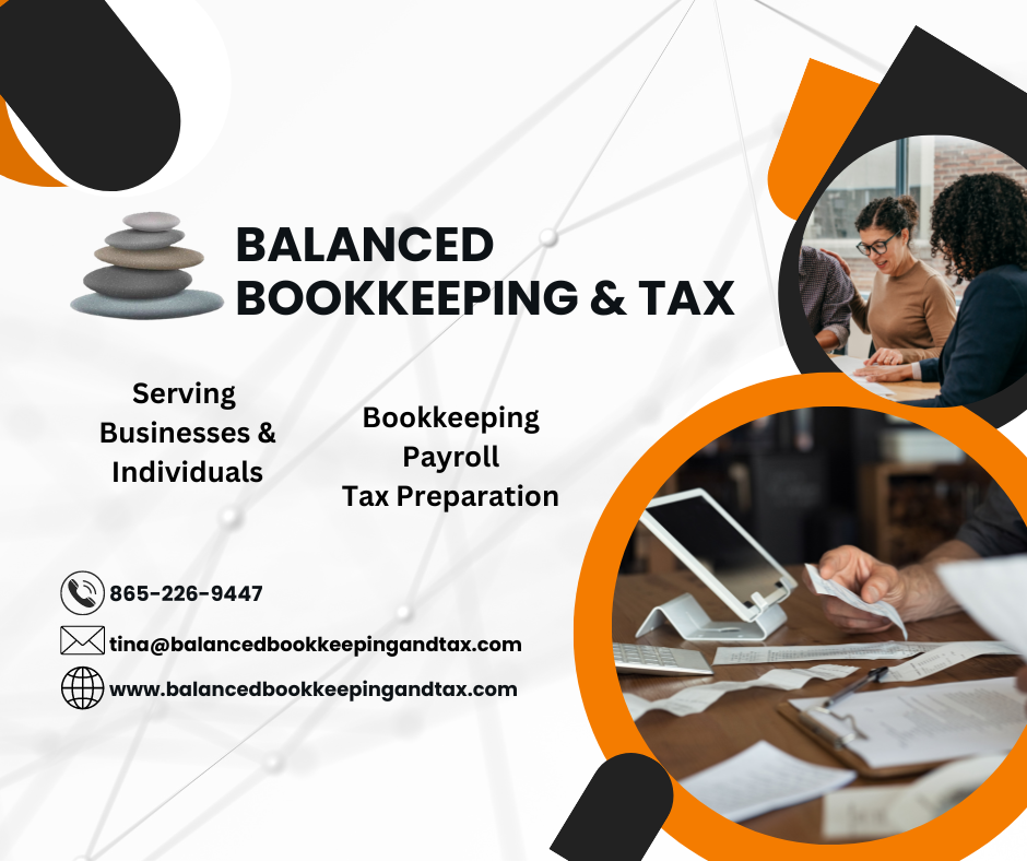 BALANCED BOOKKEEPING & TAX - Knoxville, Tennessee - Bookkeepers - Phone Number - Yelp