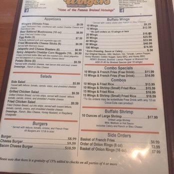 Wingers Sports Grill - Trusted Since 2014 - Updated July 2025 - 42 ...