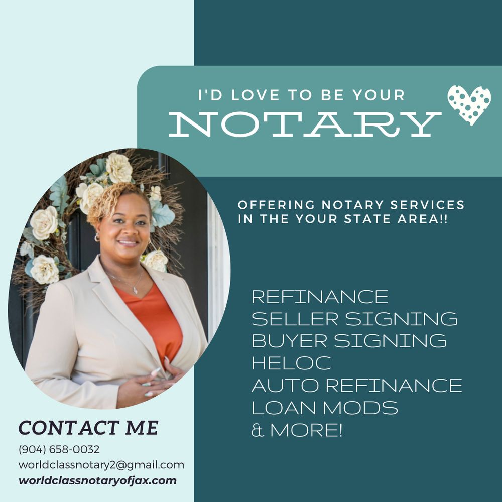 WORLD CLASS NOTARY - Jacksonville, Florida - Updated October 2024 ...