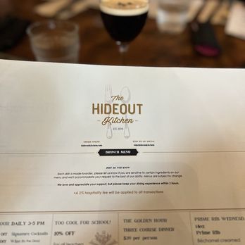 THE HIDEOUT KITCHEN - Updated December 2025 - 3747 Photos & 2686 ...