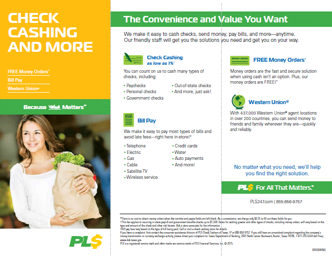 PLS CHECK CASHERS - Updated June 2025 - 1152 E Broadway Rd, Mesa ...