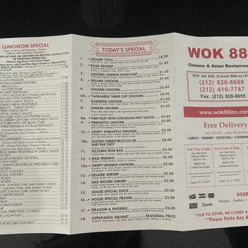WOK 88 - Updated January 2026 - 165 Photos & 382 Reviews - 1570 3rd Ave ...