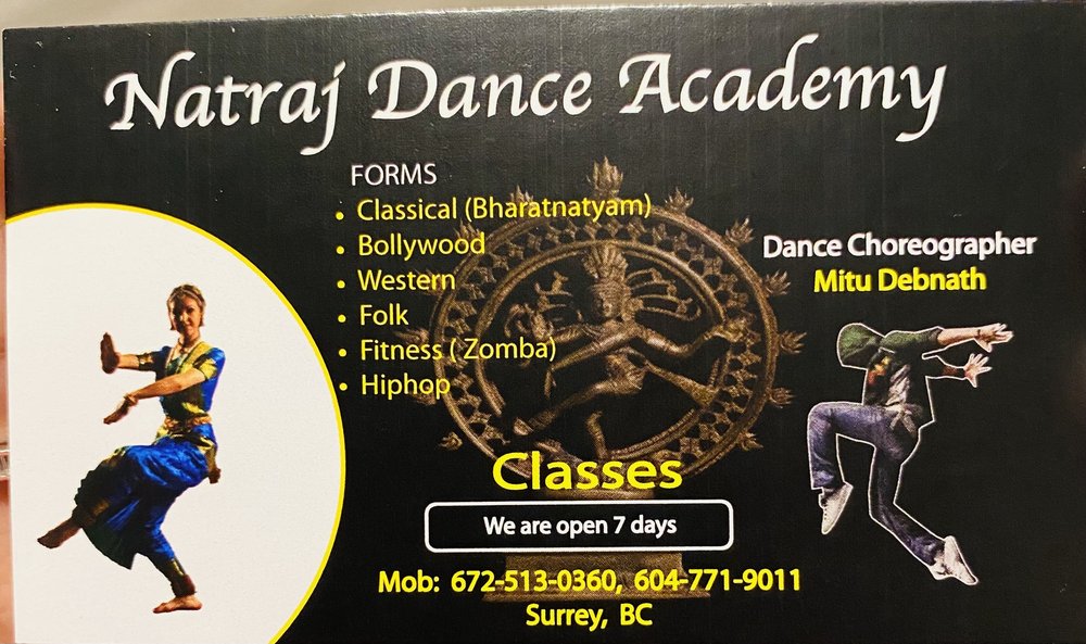 NATRAJ DANCE ACADEMY - Updated February 2025 - Request Information - Surrey, British Columbia ...