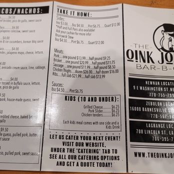 THE OINK JOINT BARBECUE - Updated October 2025 - 17 Photos & 32 Reviews ...