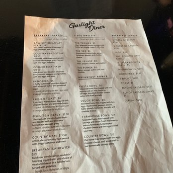 GASLIGHT DINER - Updated September 2024 - 69 Photos & 50 Reviews ...