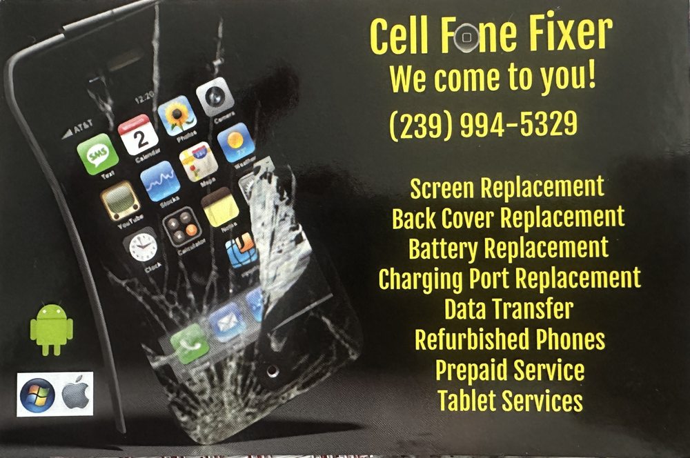 CELL FONE FIXER - 11595 Kelly Rd, Fort Myers , Florida - Mobile Phone ...