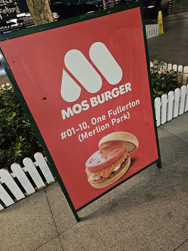 MOS BURGER - Open for Business - 1 Fullerton Rd, Singapore, Singapore ...
