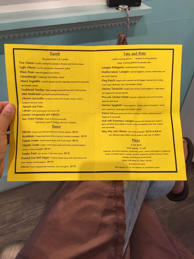 HOLY RAVIOLI - 32 Reviews - 4337 Lovers Ln, Dallas, TX - Menu - Yelp