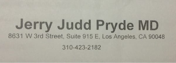 JERRY JUDD PRYDE, MD - Updated November 2025 - 35 Reviews - Los Angeles ...