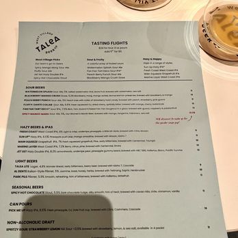 TALEA BEER CO - WEST VILLAGE - Updated November 2024 - 70 Photos & 32 ...