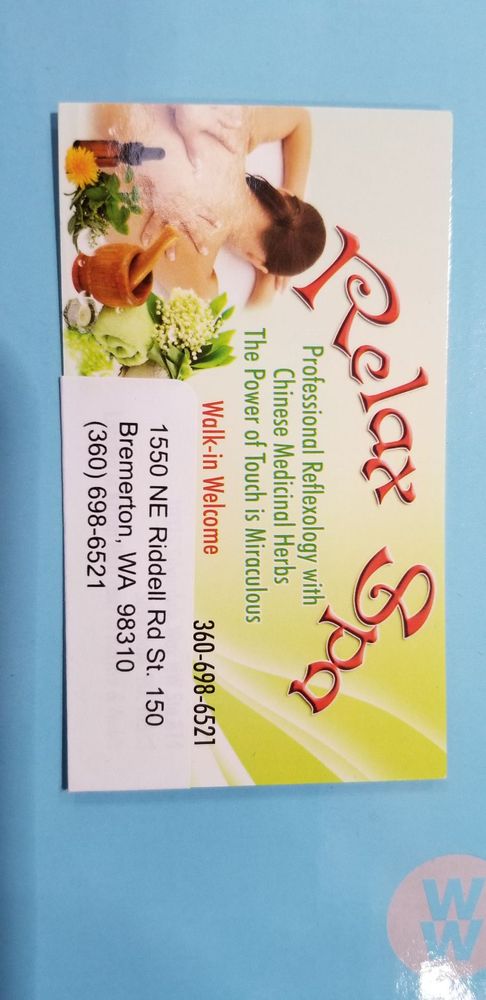 RELAX MASSAGE AND SPA - 36 Reviews - 1550 NE Riddell Rd, Bremerton ...