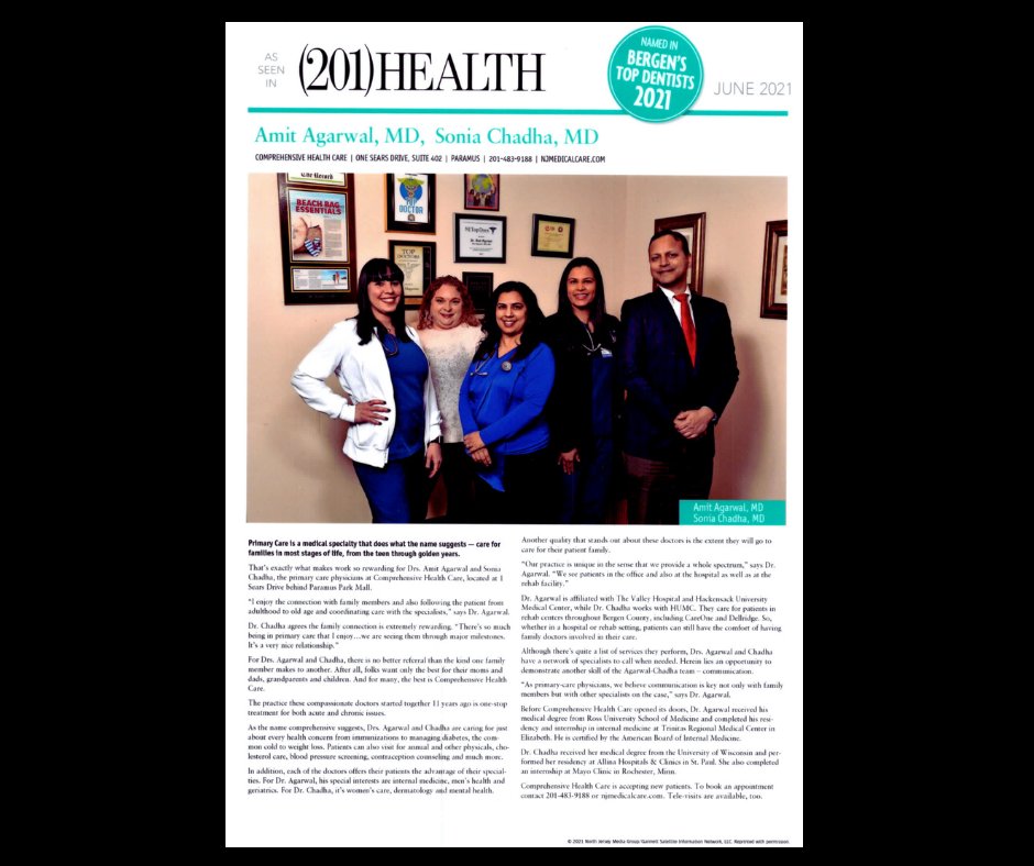 DR AMIT AGARWAL - Updated December 2025 - 1 Sears Dr, Paramus, New ...
