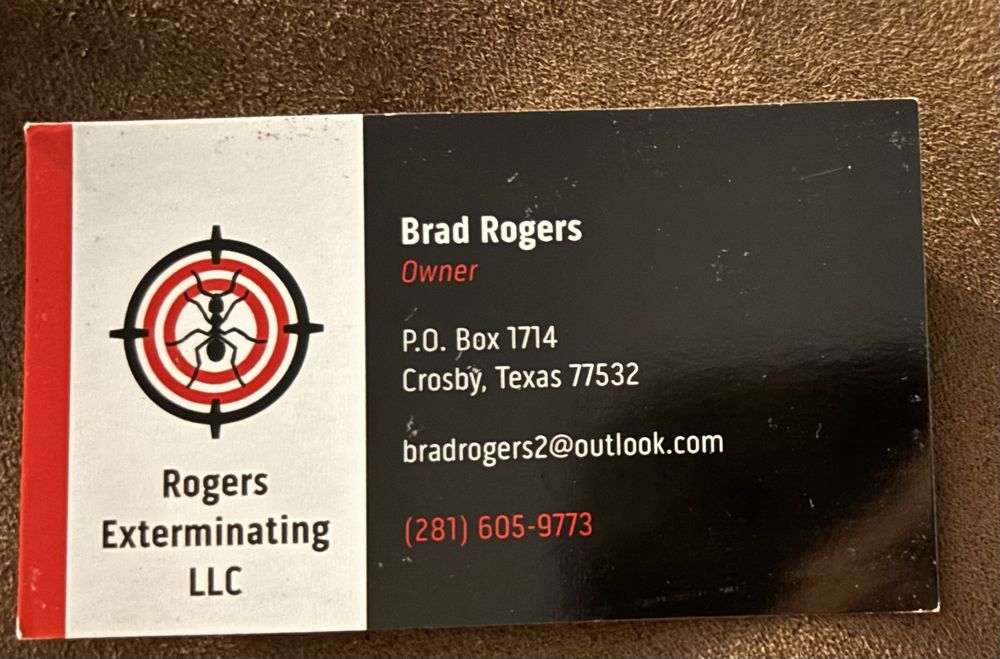 ROGERS EXTERMINATING - Updated May 2025 - Request a Quote - Crosby ...