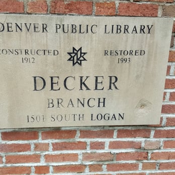 DECKER LIBRARY - Updated December 2025 - 14 Photos & 16 Reviews - 1501 ...