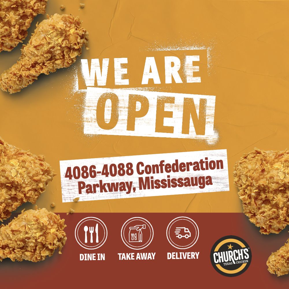 CHURCH’S TEXAS CHICKEN - 4086-4088 Confederation Parkway, Mississauga ...